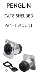 Amazon.com: PENGLIN 5PCS RJ45 Panel Mount Screw Terminal Adapter, RJ45 ...
