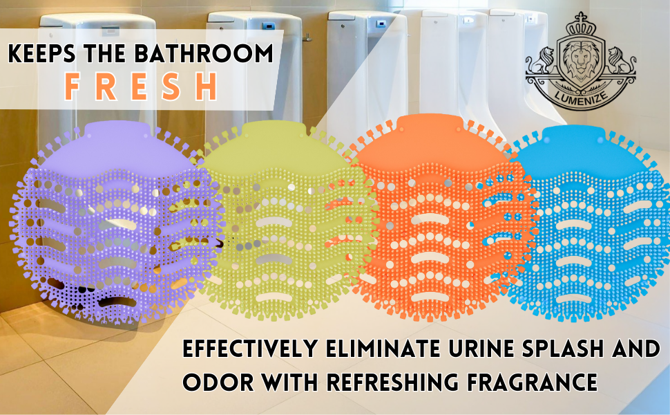 Amazon.com: LUMENIZE Urinal Screens Deodorizer (12 Pack) - Anti-Splash Urinal Screens - Urinal ...