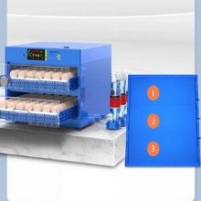 176 Eggs Automatic Chicken Incubators, Farm Poultry Hatcher Machine, LED High-Efficiency ...