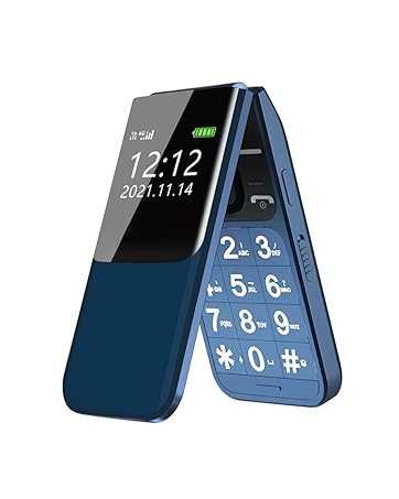 Guwet Seniorenhandy ohne Vertrag, Klapphandy Mobiltelefon mit Großen Tasten, 2G GSM Handy für ...