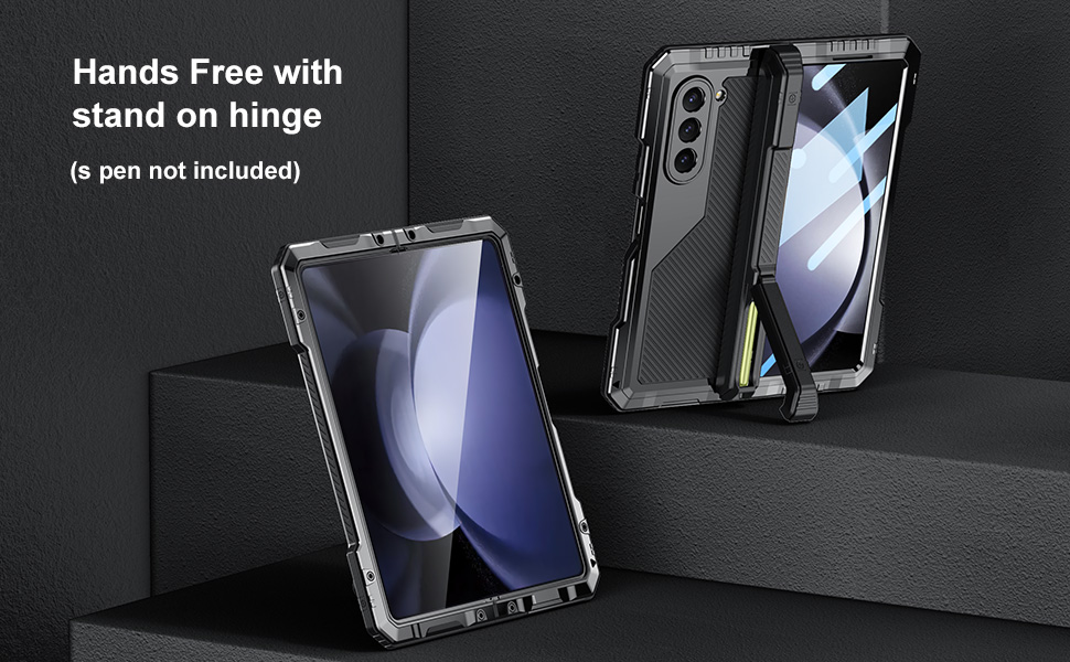 Amazon.com: Libeagle for Samsung Galaxy Z-Fold-5 Case with Fold 5 Slim S Pen Holder (2023 ...