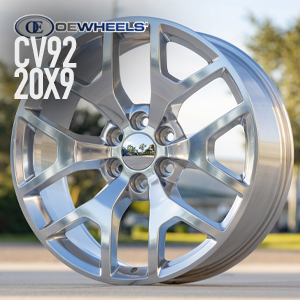 Amazon.com: OE Wheels CV92 20 Inch Rim Fits Sierra 1500 Honeycomb Style 6x139.7 20x9 Chrome ...
