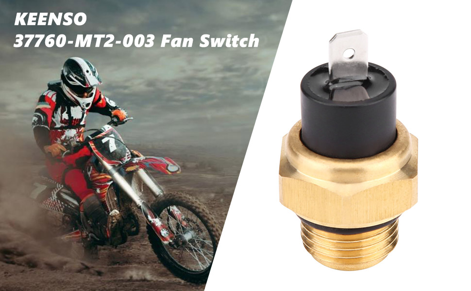 Radiator Fan Switch 37760-MT2-003, Keenso Radiator Fan Switch for Honda VFR700F VFR750F VFR800 ...