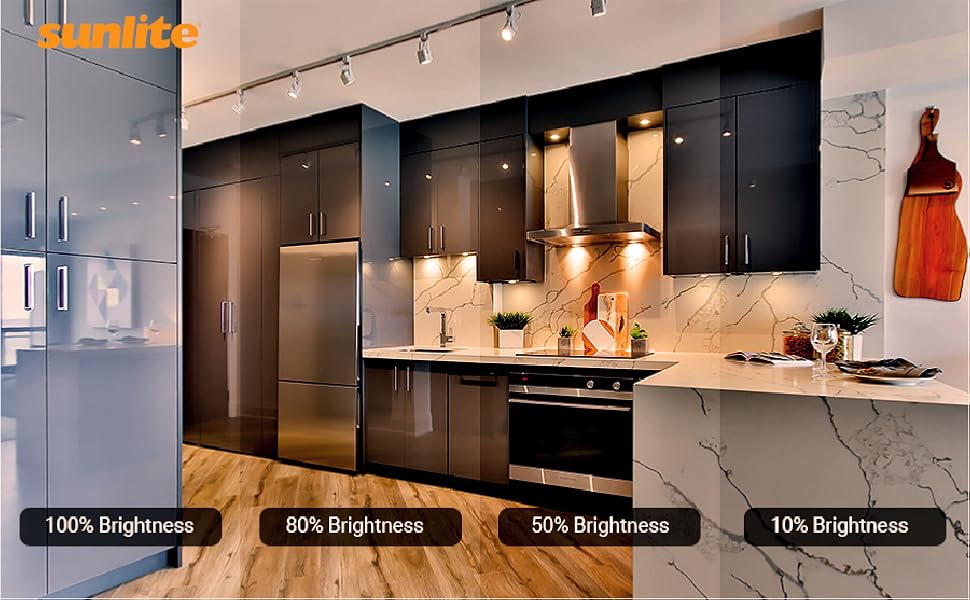 Sunlite LED PAR16 Long Neck Recessed Spotlight Bulb, 7 Watt, (75W Halogen Replacement), 500 ...