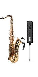 Amazon.com: SGPRO Wireless Saxophone Microphone System, Clip-On Instrument Microphone for Sax ...