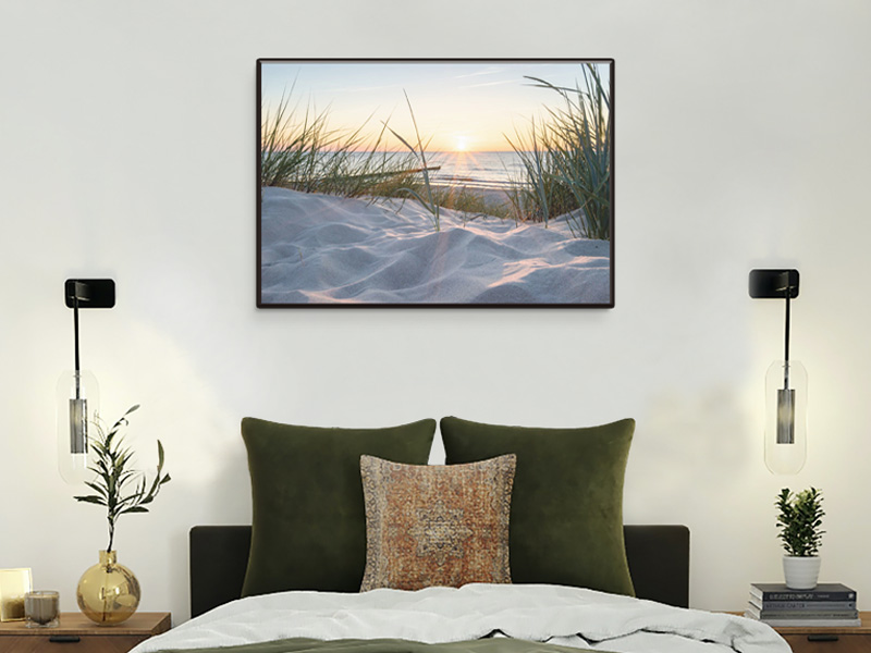 Amazon.de: ARTLAND Wanddeko Poster & Kunstdrucke Wandposter 130x90 cm Landschaften Strand ...