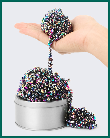 Amazon.com: LANGDOVO Magnetic Putty Over 600 Weak Magnetic Beads Fidget Ferrite Putty Crags ...