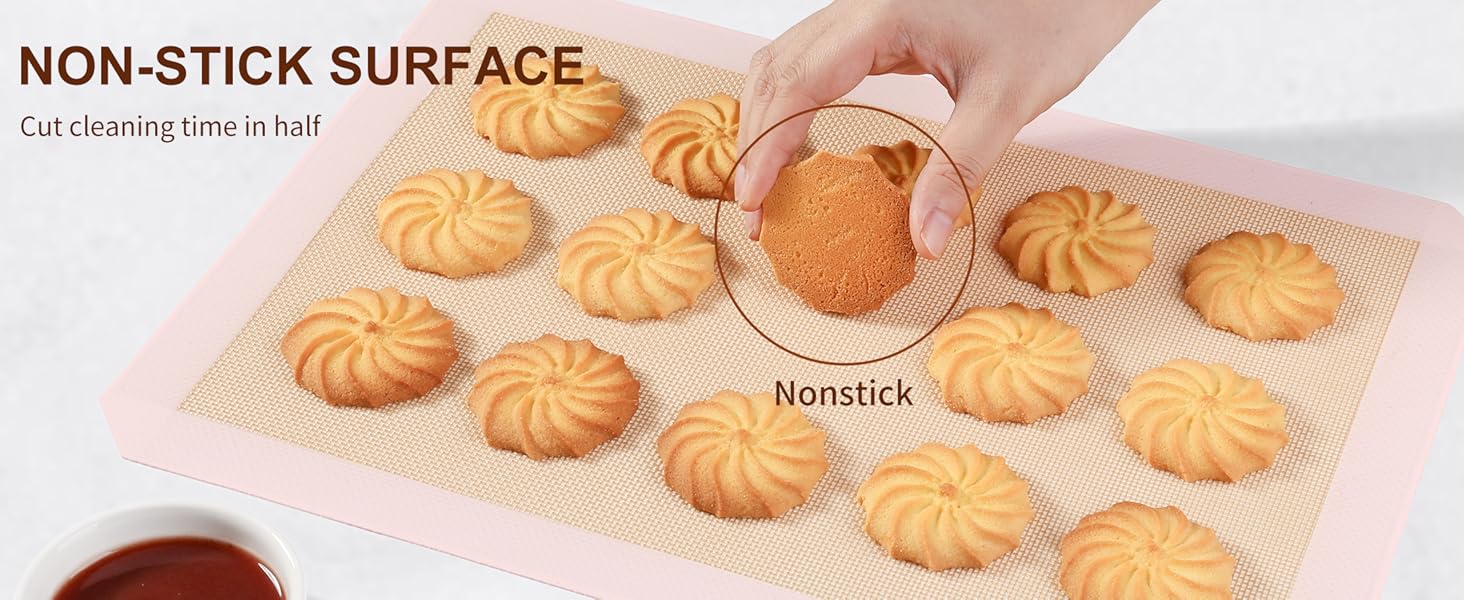 Amazon.com: Colorful Silicone Baking Mat Non Stick,Food Safe Silicone ...