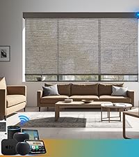 Amazon.com: Blindify Motorized Blinds with Remote, Smart Blind Roller Shades Compatible with ...