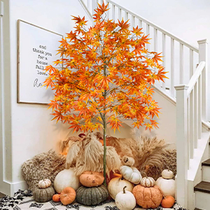 Amazon.com: Fall Dacoration for Home,AILANDA 6.56FT Autumn Maple ...