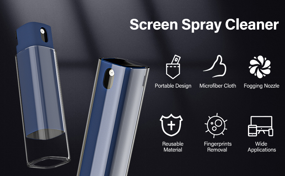 Screen Cleaner Tool, Ciscle 3 in 1 Screen Cleaner Kit and Microfiber ...