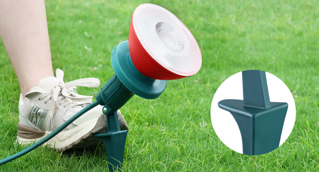 SURAIELEC Outdoor Flood Light Holder, Waterproof Spot Lights with E26 ...