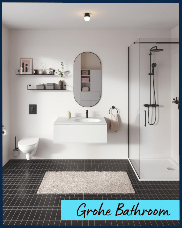 GROHE BauCosmopolitan Toilet Paper Holder (Metal without Cover, Concealed Fastening, Including ...