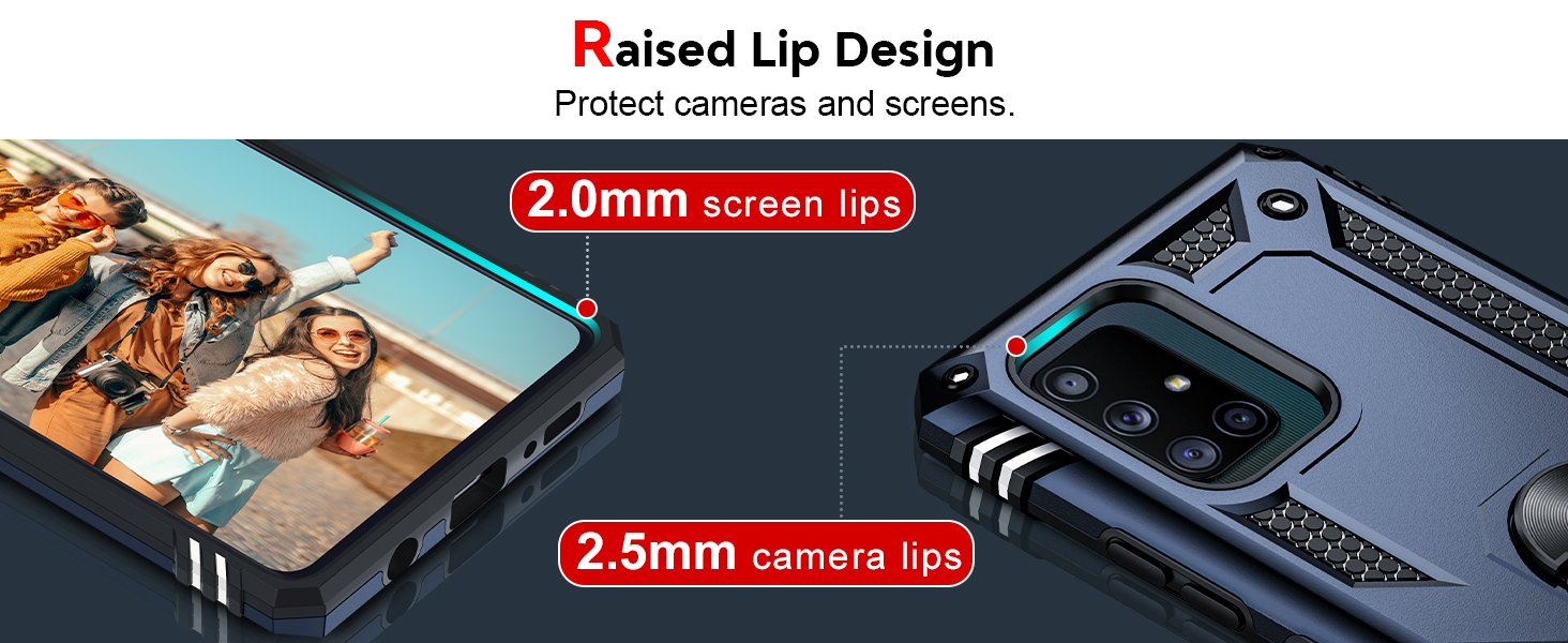 Amazon.com: LeYi for Samsung Galaxy A71 5G Phone Case, Samsung A71 Case with Tempered Glass ...