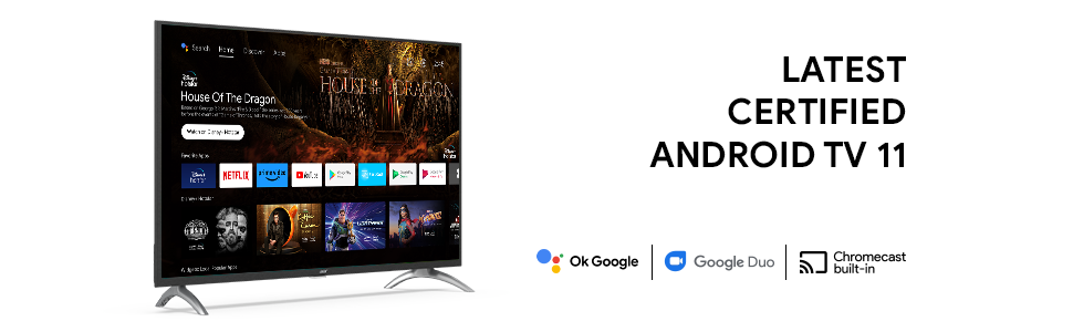 Acer 100 cm (40 inches) P Series Full HD Android Smart LED TV AR40AR2841FD (Black) : Amazon.in ...