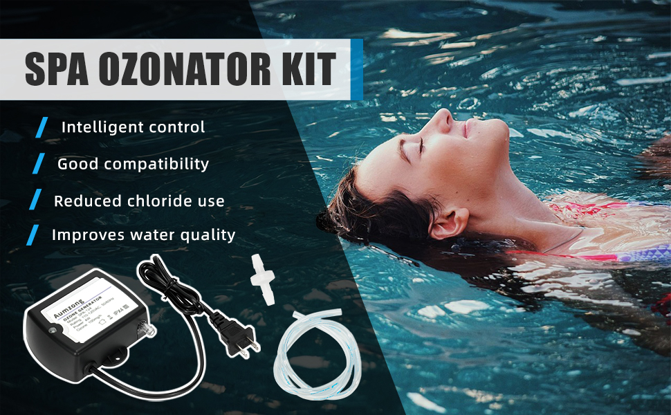Amazon.com: Aumzong SPA-124 High Output Ozone Generator, Spa Ozonator Kit Compatible with All ...