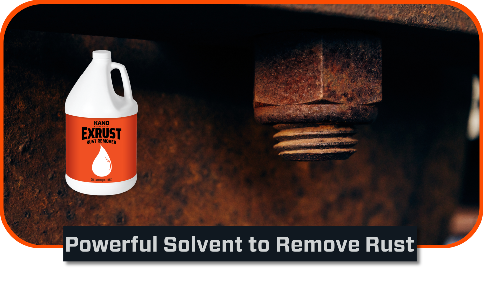 Amazon.com: KROIL Kano Exrust Industrial Strength Rust Remover (Liquid-1 Gallon Bottle-Single ...