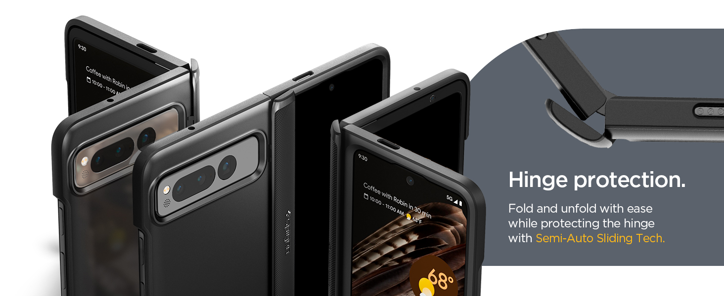 Amazon.com: Spigen Slim Armor Pro Designed for Pixel Fold Case (2023) [Military-Grade Protection ...