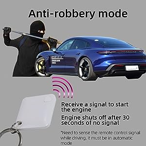 TINGSING Car Immobilizer Anti-Theft Alarm System, M506 Wireless Engine ...