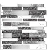 Art3d 10 Ft Peel and Stick Trim for Backsplash Tile Edge, Self-Adhesive Liner for Corner Decor ...