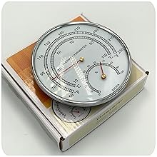 Amazon.com: Sauna Thermometers Fahrenheit & Hygrometer - Temperature Measure Gauge, Indoor Dial ...