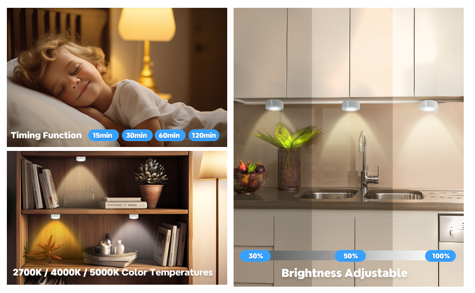 TobeBright E26 Rechargeable Light Bulbs with Remote Control Timer and 3 ...