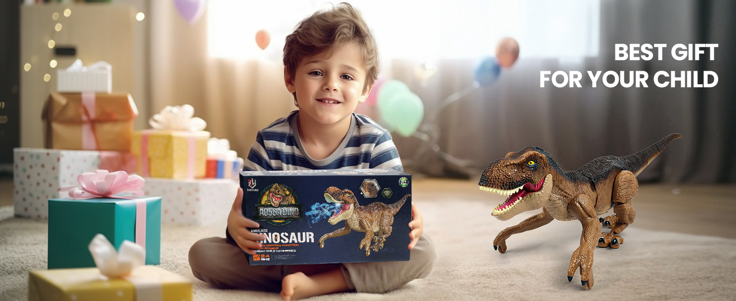 Amazon.com: RC Dinosaur Toys for Kids 3-5 Gesture Sensing T Rex Remote Control Dinosaurs for ...