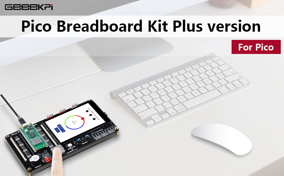 GeeekPi Raspberry Pi Pico/Pico W GPIO Extension Breakout Module Kit,Raspberry Pi Pico Breadboard ...