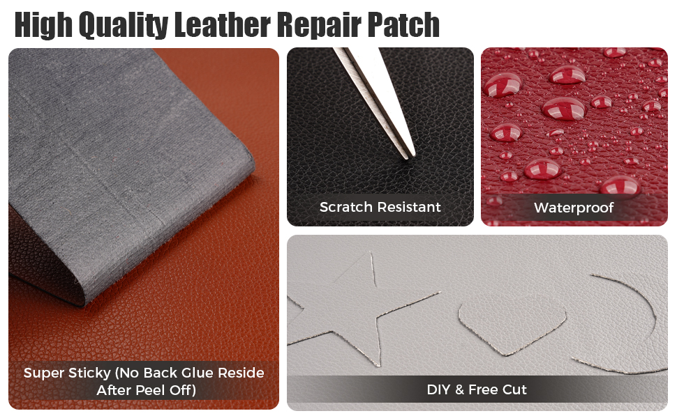 Amazon.com: NZDWZDN Self Adhesive Leather Repair Patch 3.74x59 inch Leather Repair Tape for ...