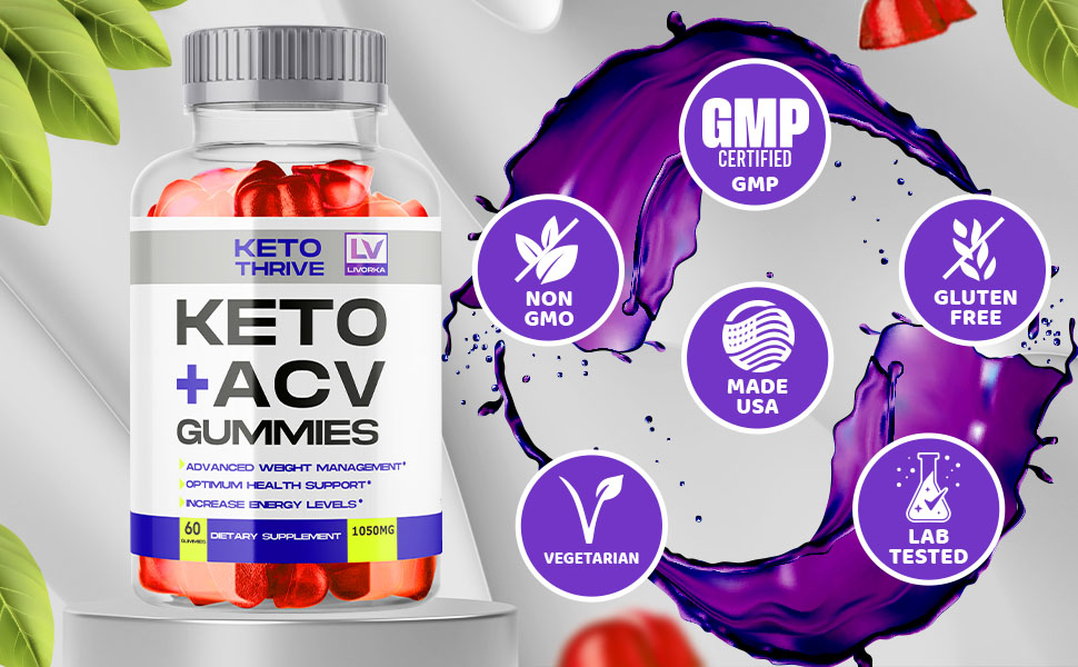Amazon.com: LIVORKA 3 Pack - Keto Thrive ACV Gummies, Thrive Keto, Keto Thrive Gummies, Thrive ...