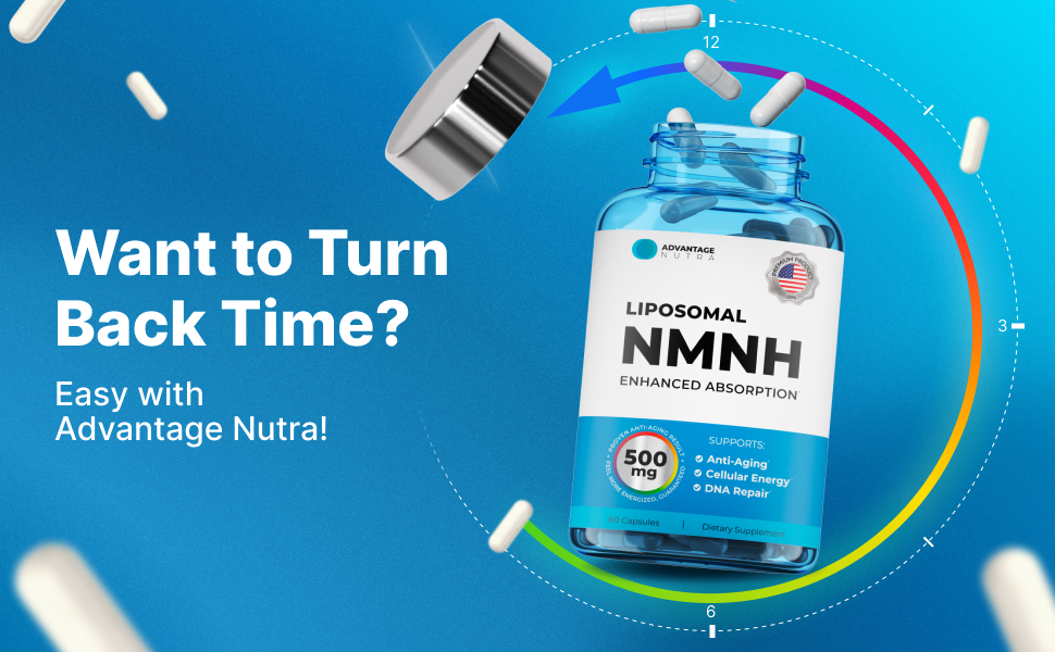 Amazon.com: AdvantageNutra NMN Supplement Alternative - NMNH (Dihydronicotinamide Mononucleotide ...