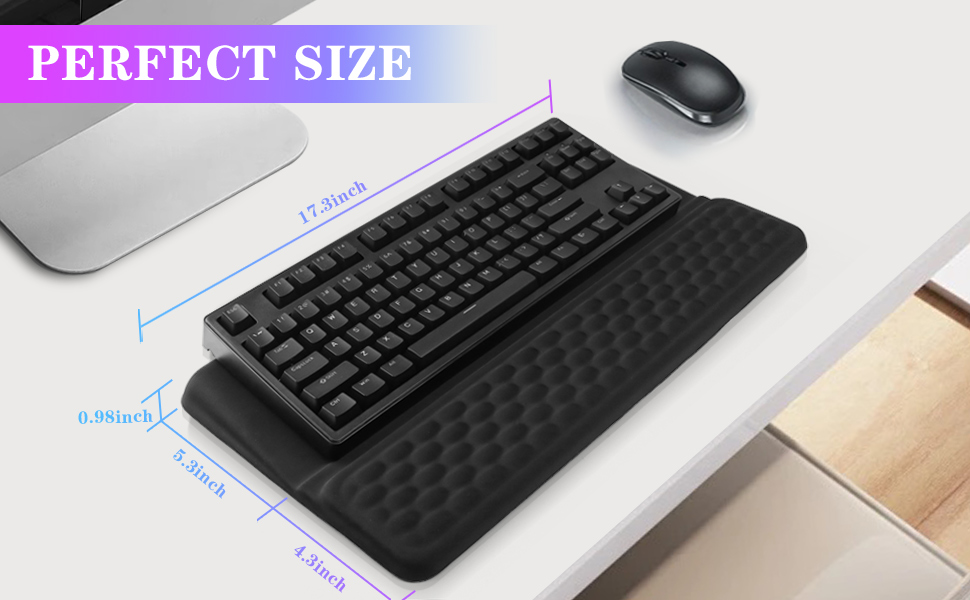 Amazon.com : Computer Keyboard Stand Pad with Wrist Rest, Ergonomic ...