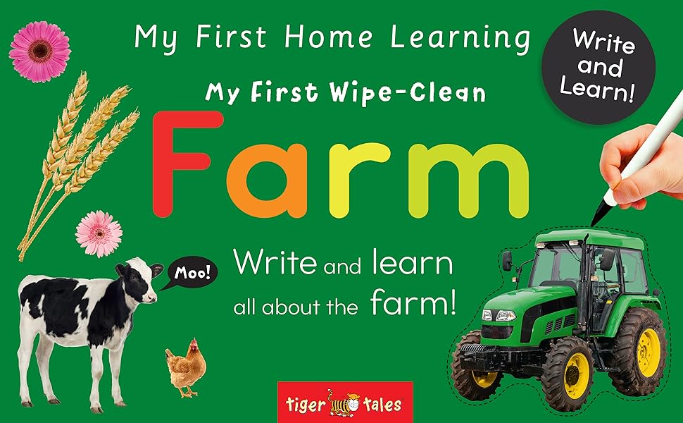 Amazon.com: My First Wipe-Clean Farm: Write and Learn! (My First Home Learning): 9781664350465 ...