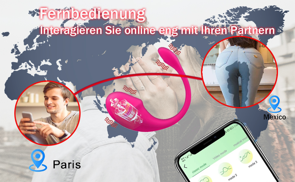LYAMais APP Control Vibratoren für Sie Klitoris und G-Punkt,Klassische Silikon G Punkt Vibrator ...