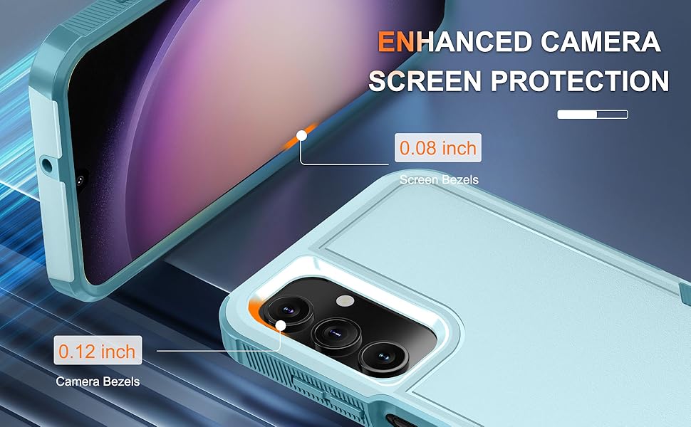 Amazon.com: RMOCR Case for Samsung Galaxy A15 5G, Full Body Heavy Duty Rugged Shockproof ...