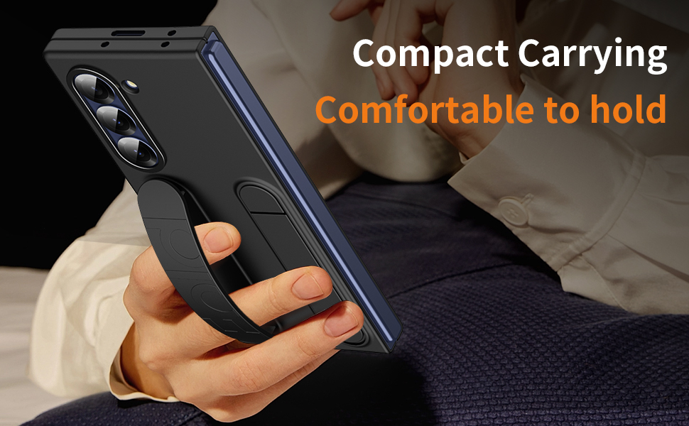 Amazon.com: NINKI for Samsung Galaxy Z Fold 6 Phone Case with Strap,Slim Protective Stand Case ...