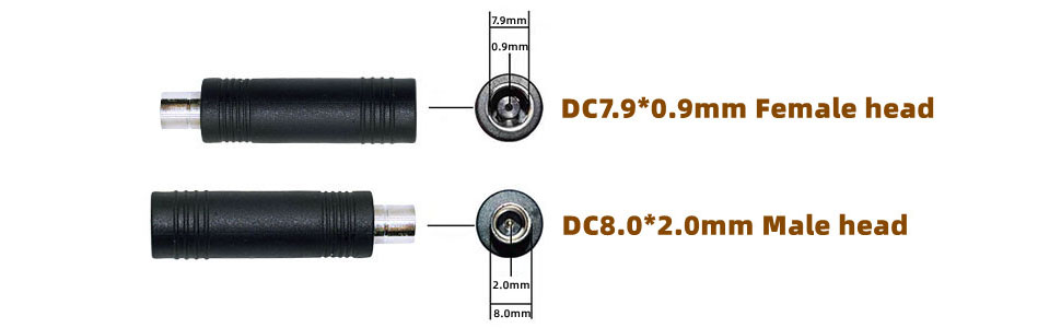 Amazon.com: Taruimoo 8mm Connector DC 7909 to DC 8020 Adapter for Solar Panel RV Portable Power ...