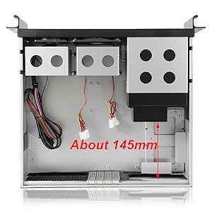 Amazon.com: RackChoice 3U Short Depth Rackmount Server Chassis - Micro ATX/Mini-ITX, 2x5.25 ...