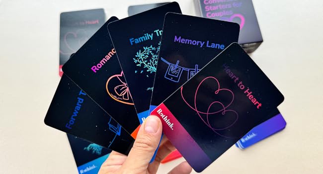 QUOKKA Rethink! Conversation Starters Card Game - Couples Original Version - Know Me Better ...