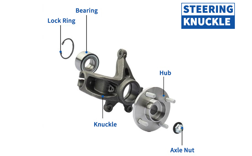 Amazon.com: 28313AG030 Right Side Front Steering Knuckle Fit For Subaru Forester 2009-2014 ...