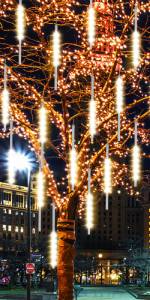 Number-one Meteor Shower Lights, LED Falling Rain Lights 30cm 8 Tube ...