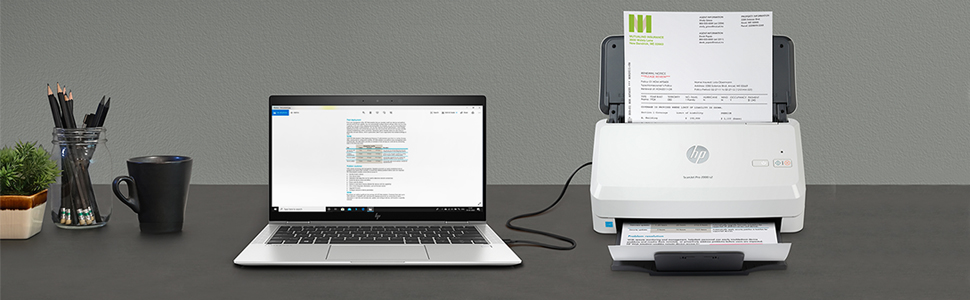 HP Scanjet Pro 2000 s2 Sheet Feed Scanner : Buy Online at Best Price in ...