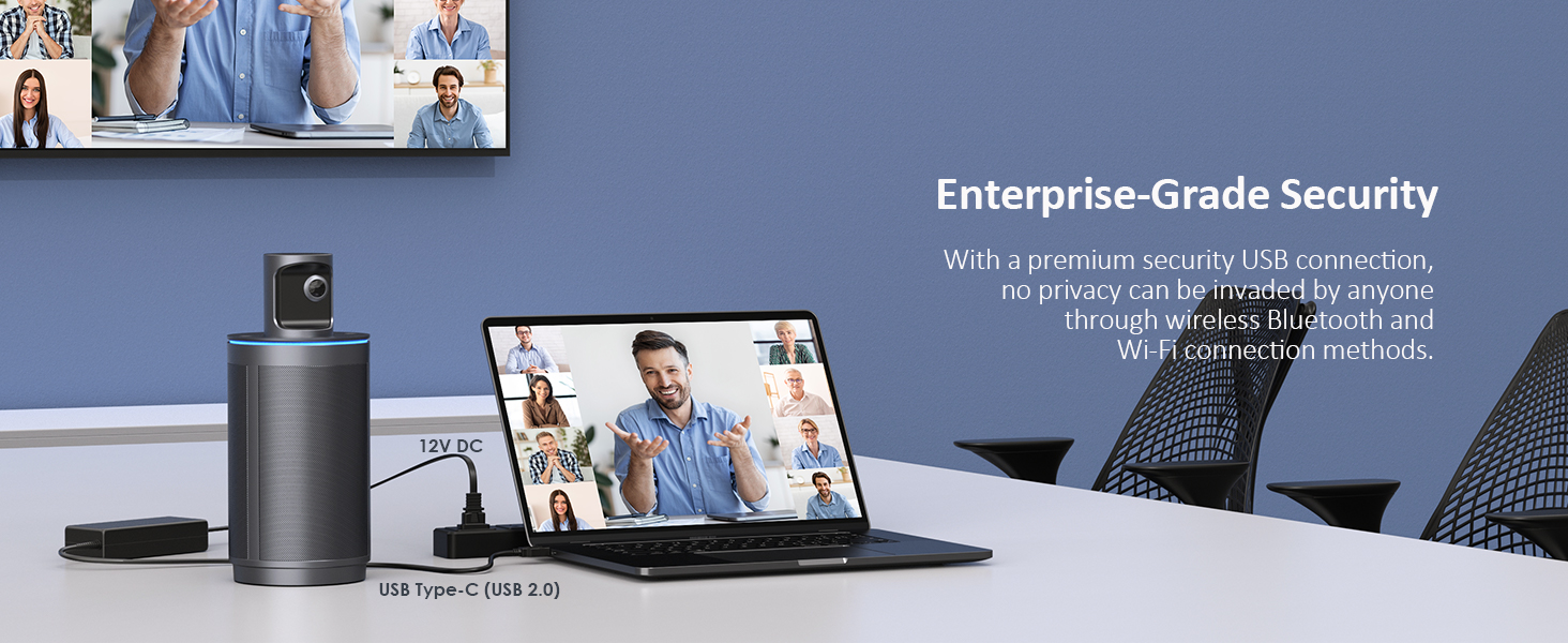 Amazon.com: NexiGo Meeting 360 (Gen 2), 8K Captured AI-Powered Framing & Speaker Tracking, Plug ...