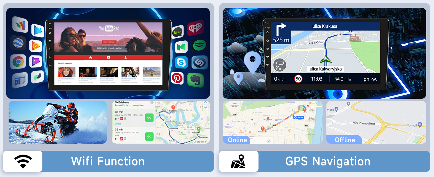 Amazon.com: 2+64G- for Ford Explorer 2005-2010 Car Radio with Wireless Carplay/Android Auto ...