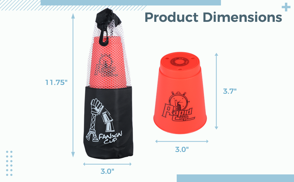 Amazon.com: yeesport Speed Stacking Cups Game: 24pcs Cup Stacking Set ...