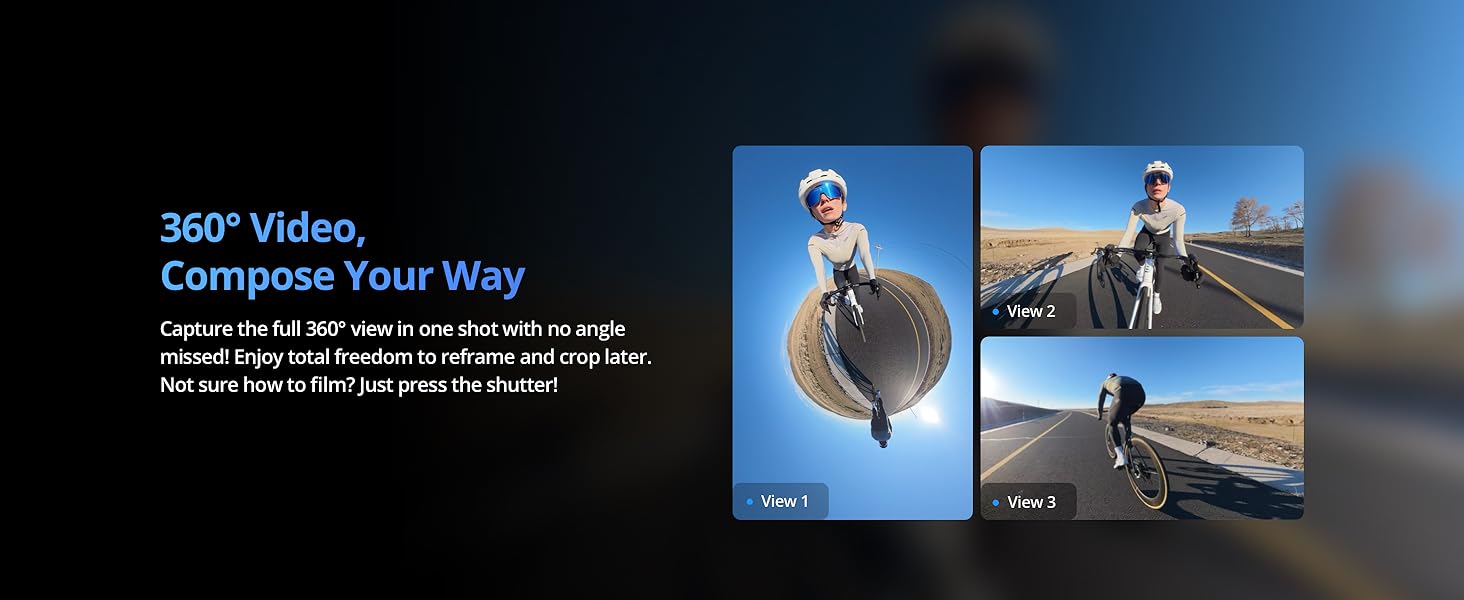 DJI Osmo 360 Adventure Combo, 360 Camera With 1-Inch 360° Imaging, Extended Battery Life With 3 ...