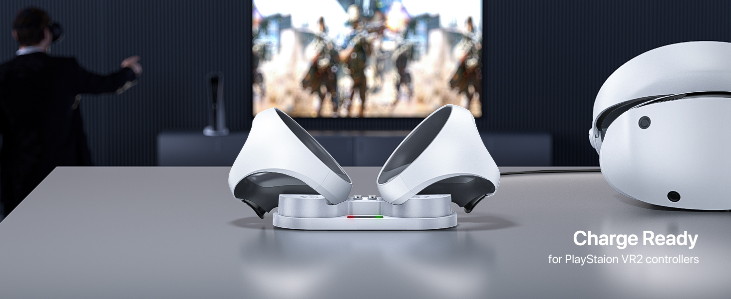 Amazon.com: Intoval Charging Station for Playstation VR2 Sense Controllers, PS VR2 Sense ...