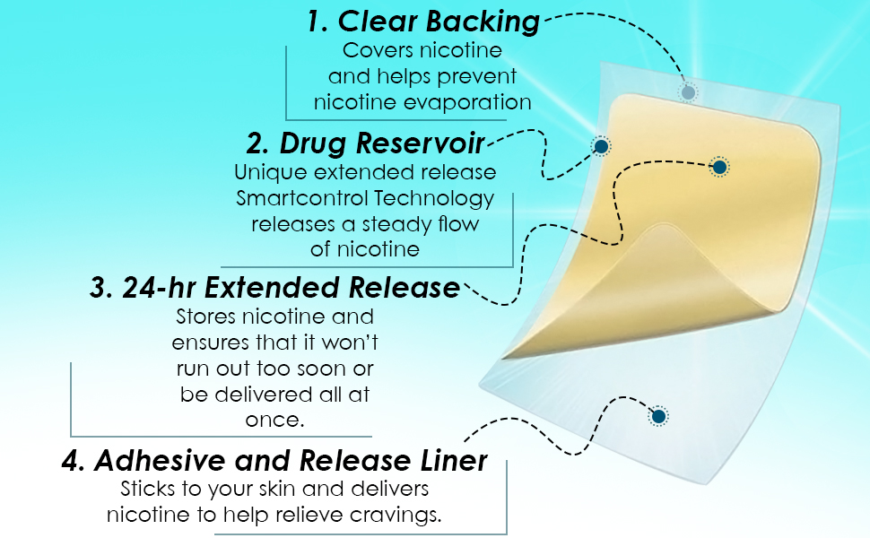 NIKITA.VIVI - Quit Smoking Nicotine Patches [30 Pieces] | Clear ...