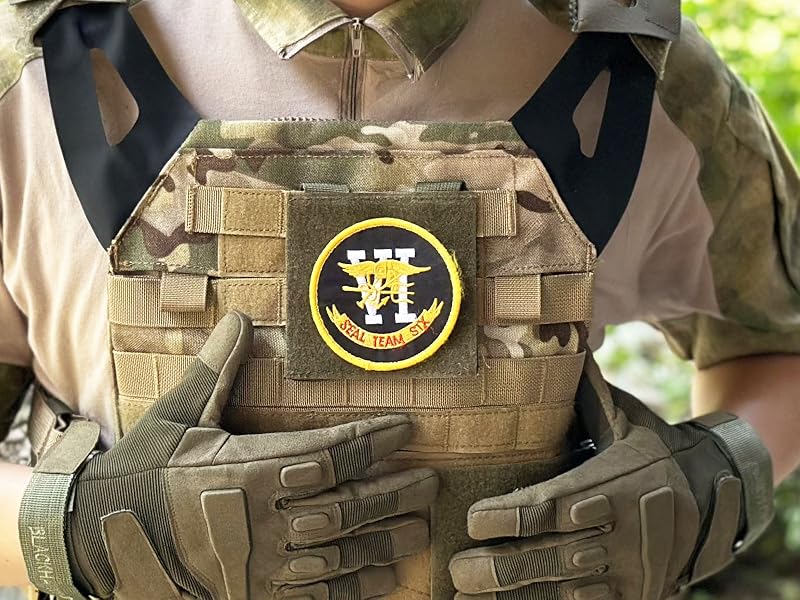 Amazon.com: 2Pack Molle Patch Panel Hook&Loop Adapter Panel for DIY Patch Badges Tactical Molle ...