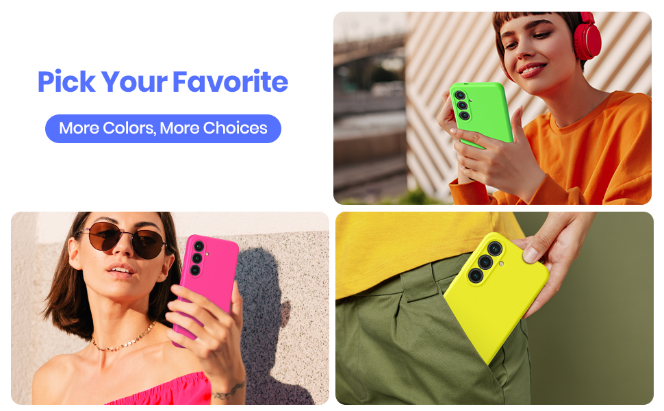 Amazon.com: CUZMIGO Silicone Case for Samsung Galaxy S25 Plus, Soft Slim Liquid Silicone Phone ...